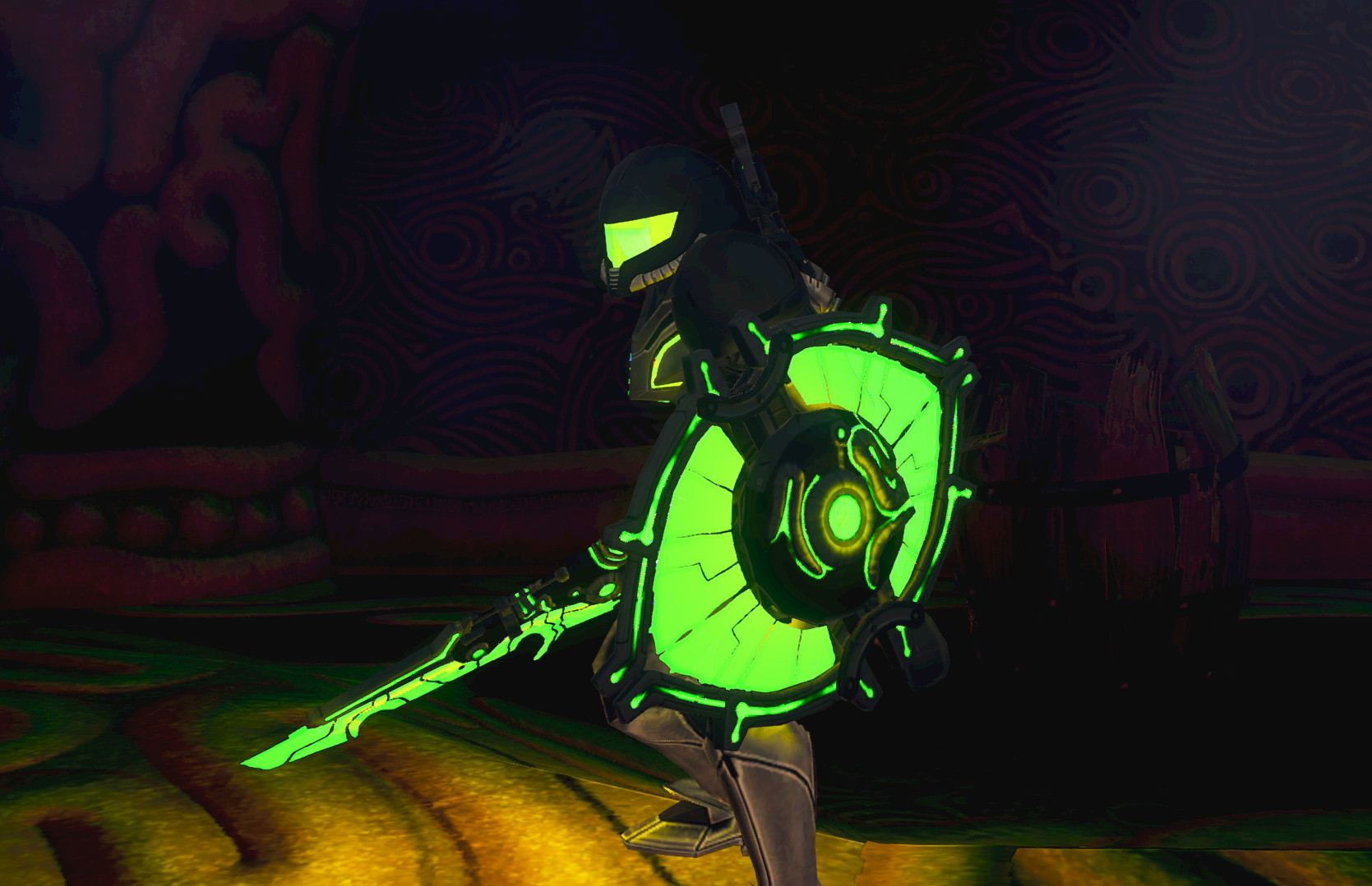 Ancient Guardian Recolor (Green) Mod for The Legend of Zelda: Breath of ...