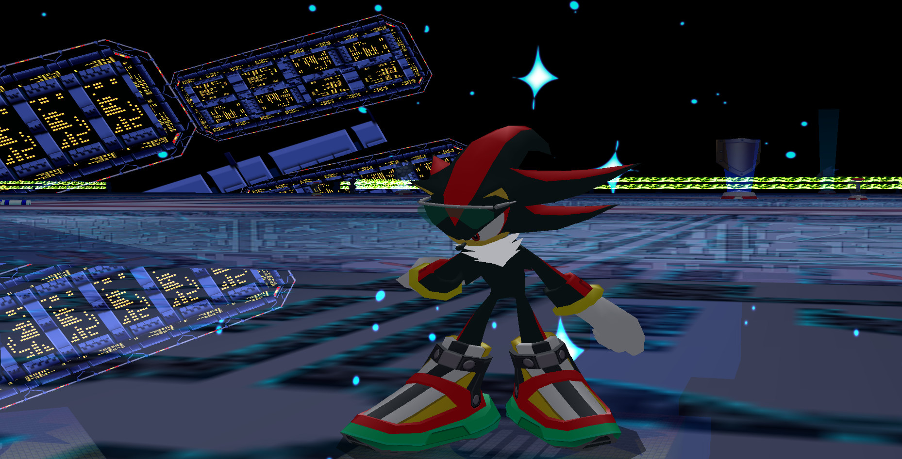 Final Rush over Space Theatre HD Mod for Sonic Riders (GameCube) | SR ...