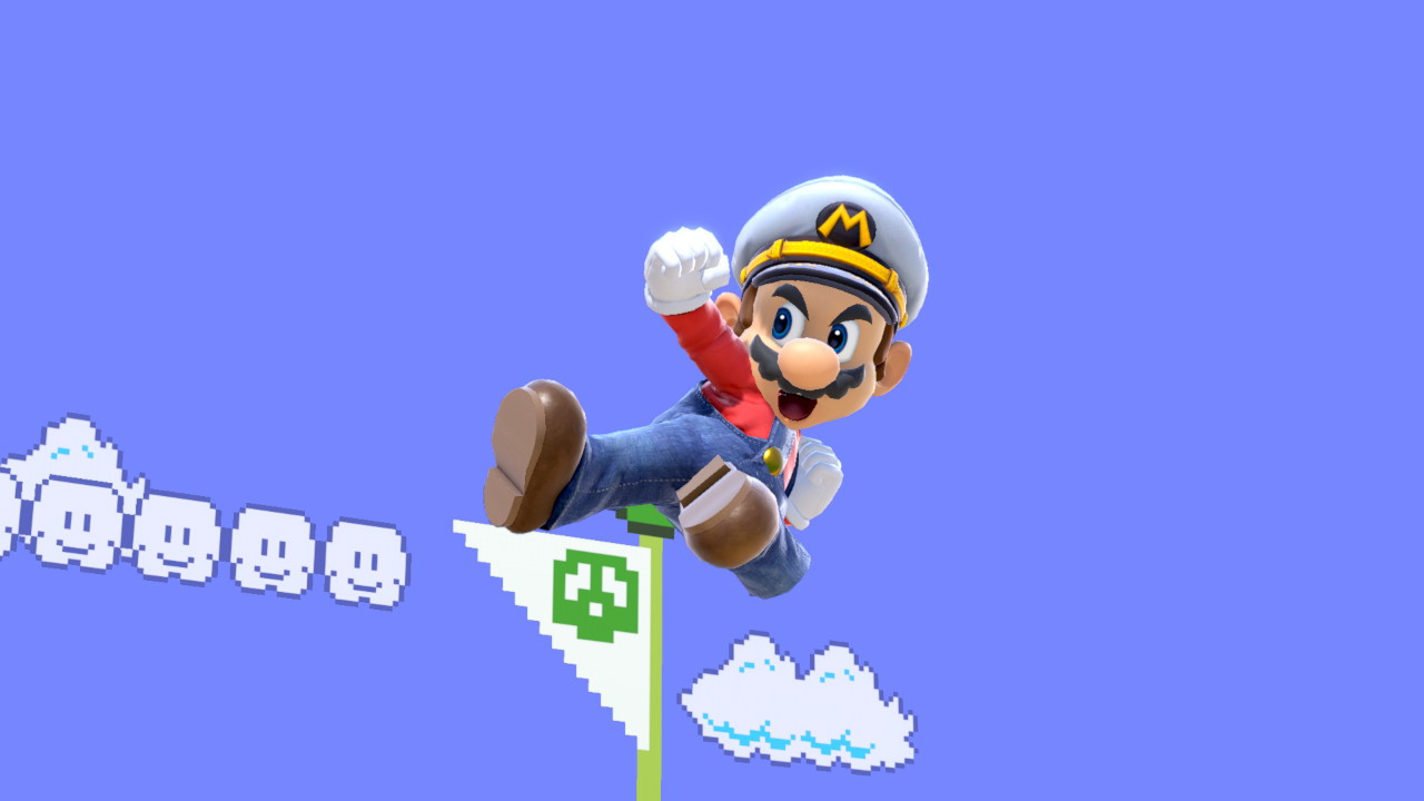 Captain Hat Mario [Super Smash Bros. Ultimate] [Mods]