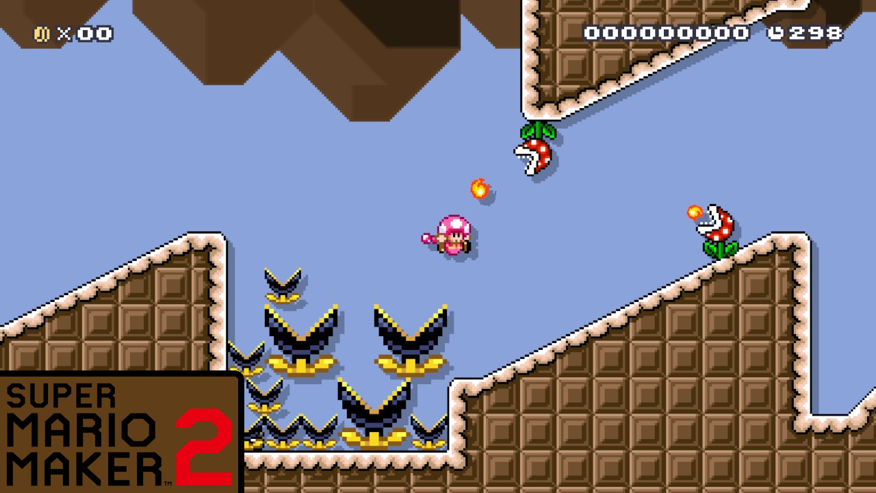 (SMW only) Super Mario Construct Chocolate Theme [Super Mario Maker 2 ...