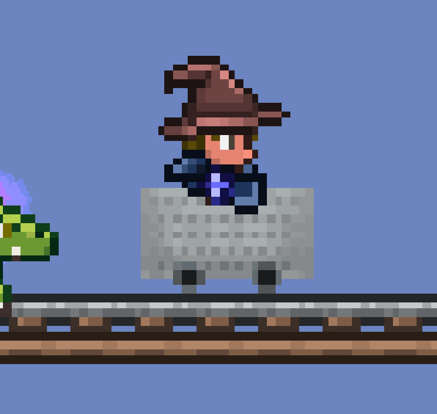 Minecraft Minecart [Terraria] [Mods]