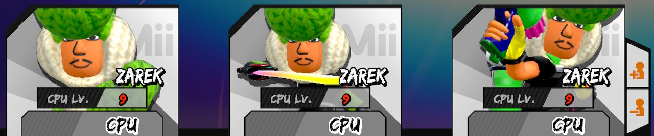 Smash 4 In-Game Mii Poses Mod for Super Smash Bros. Ultimate | SSBU Mods