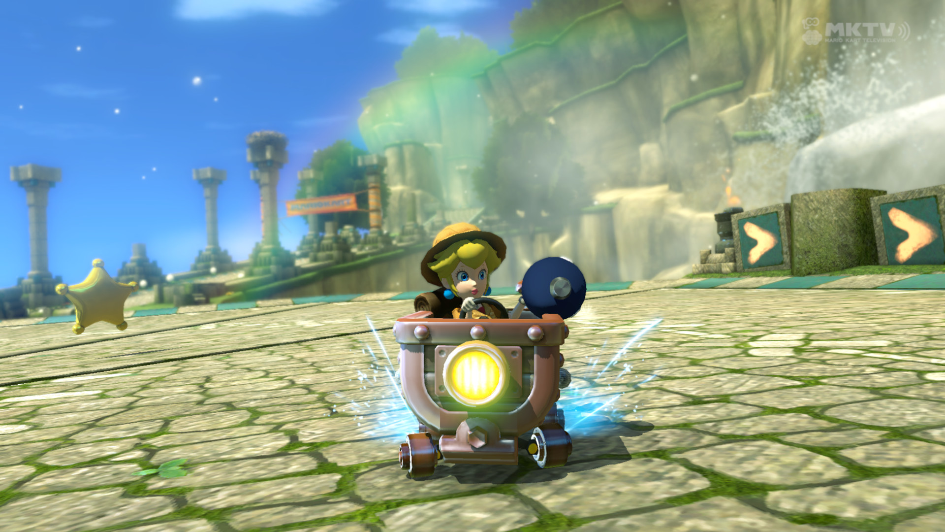 Peach Explorer from MKT Mod for Mario Kart 8 | MK8 Mods