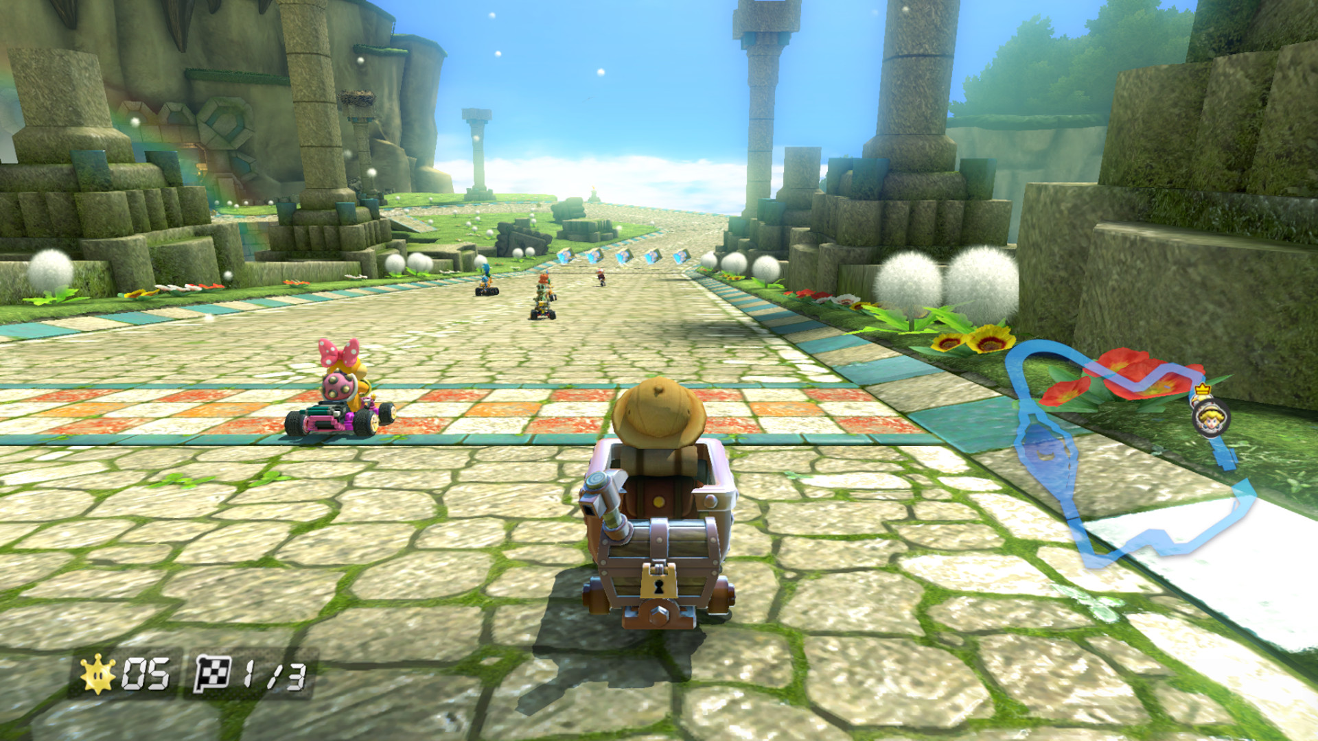 Peach Explorer from MKT Mod for Mario Kart 8 | MK8 Mods
