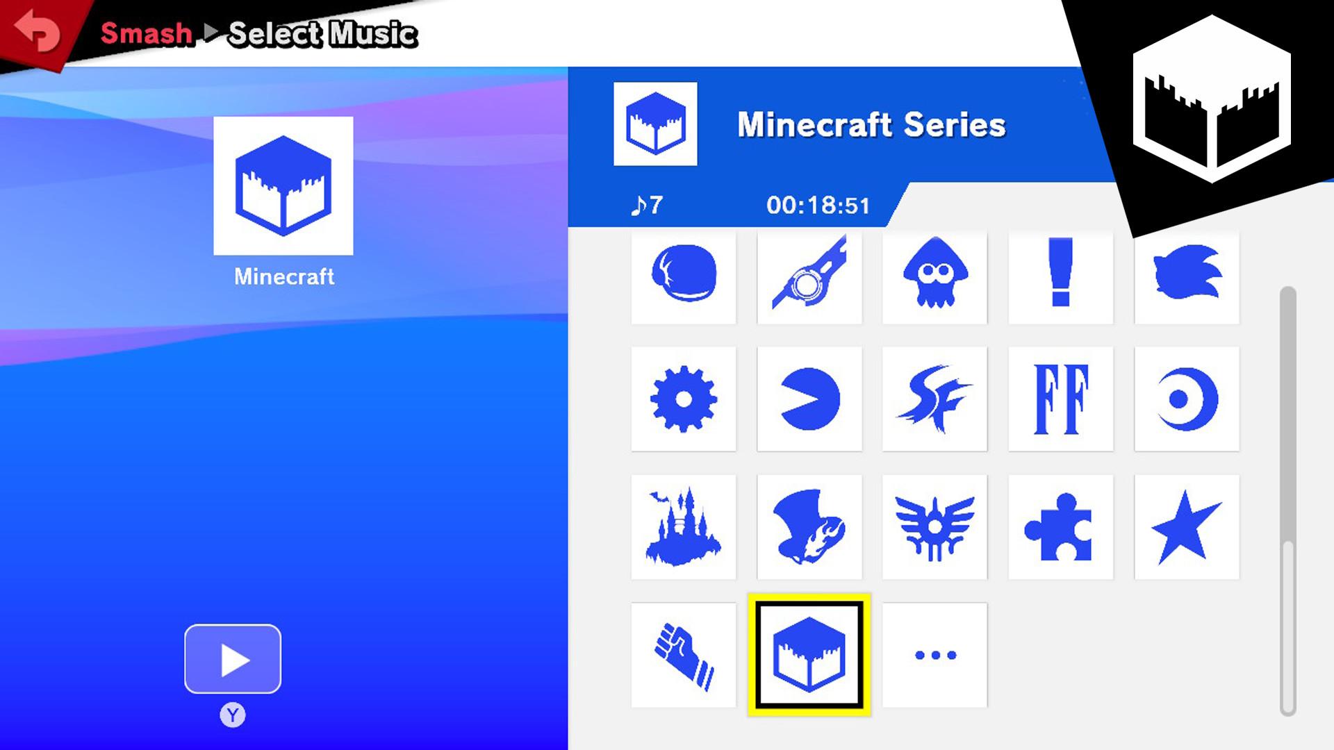 Minecraft Series Icon Pack Mod for Super Smash Bros. Ultimate | SSBU Mods