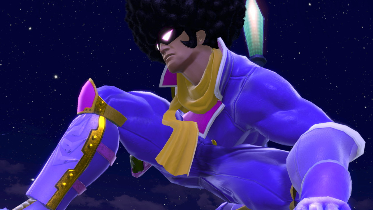 AFRO FALCON Mod for Super Smash Bros. Ultimate | SSBU Mods