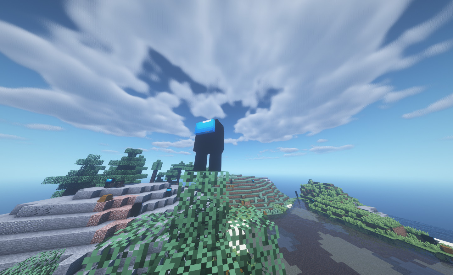 Among Us, Pou and Sharingan Minecraft Mod Mod for Minecraft: Java ...