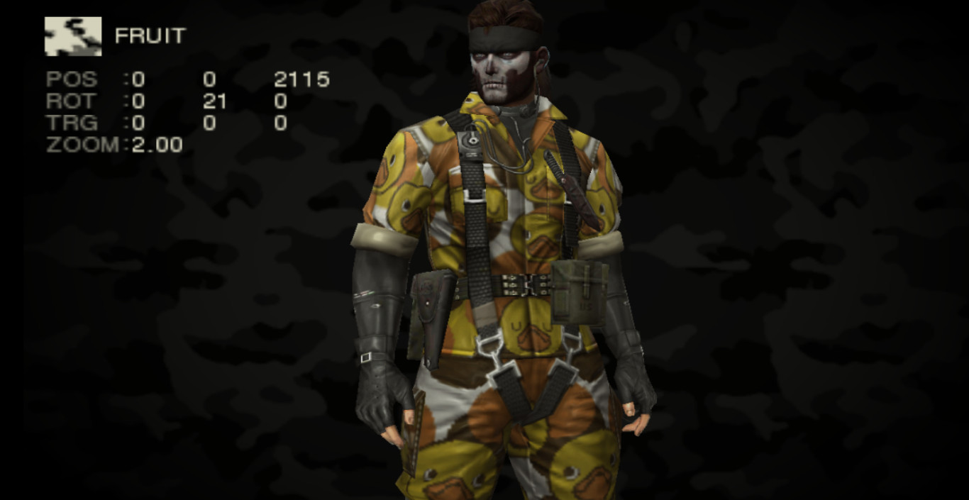 GA-KO Camouflage Mod for Metal Gear Solid: Snake Eater 3D | MGS:SE3D Mods