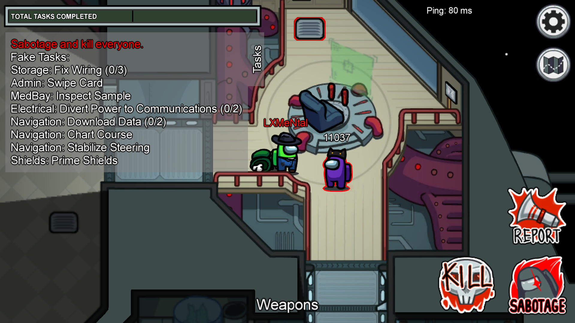 Electra's Color-Corrected HUD Mod for Among Us | Among Us Mods