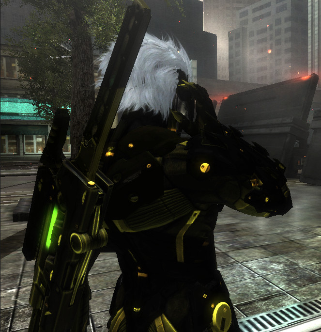 240% Raiden (Black and Golden Cyborg Suit) Mod for Metal Gear Rising ...
