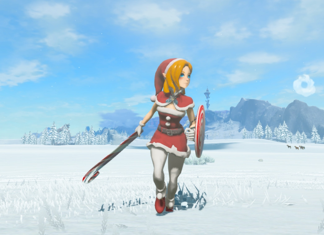 LINKLE: Christmas Toys! (weapons) Mod for The Legend of Zelda: Breath ...