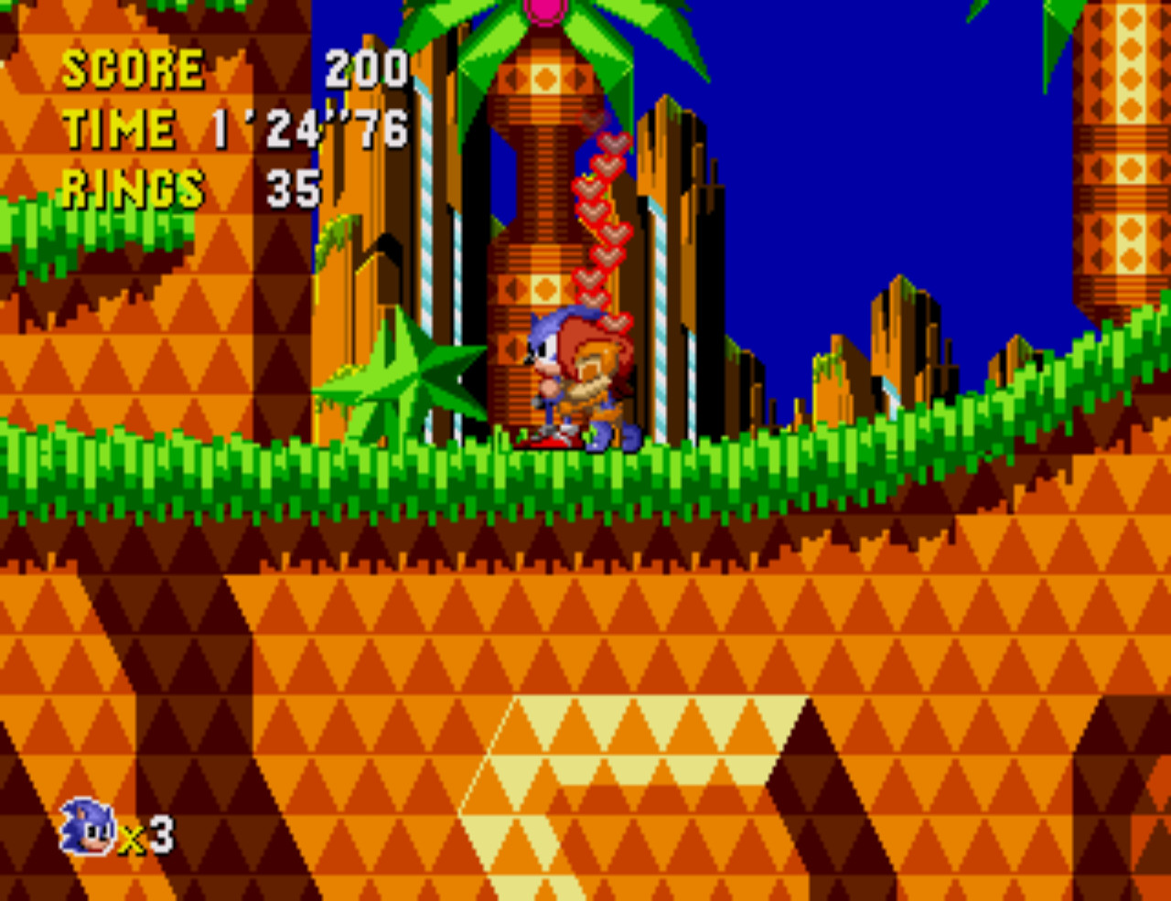 Sally over Amy Mod for Sonic CD (2011) | SCD Mods