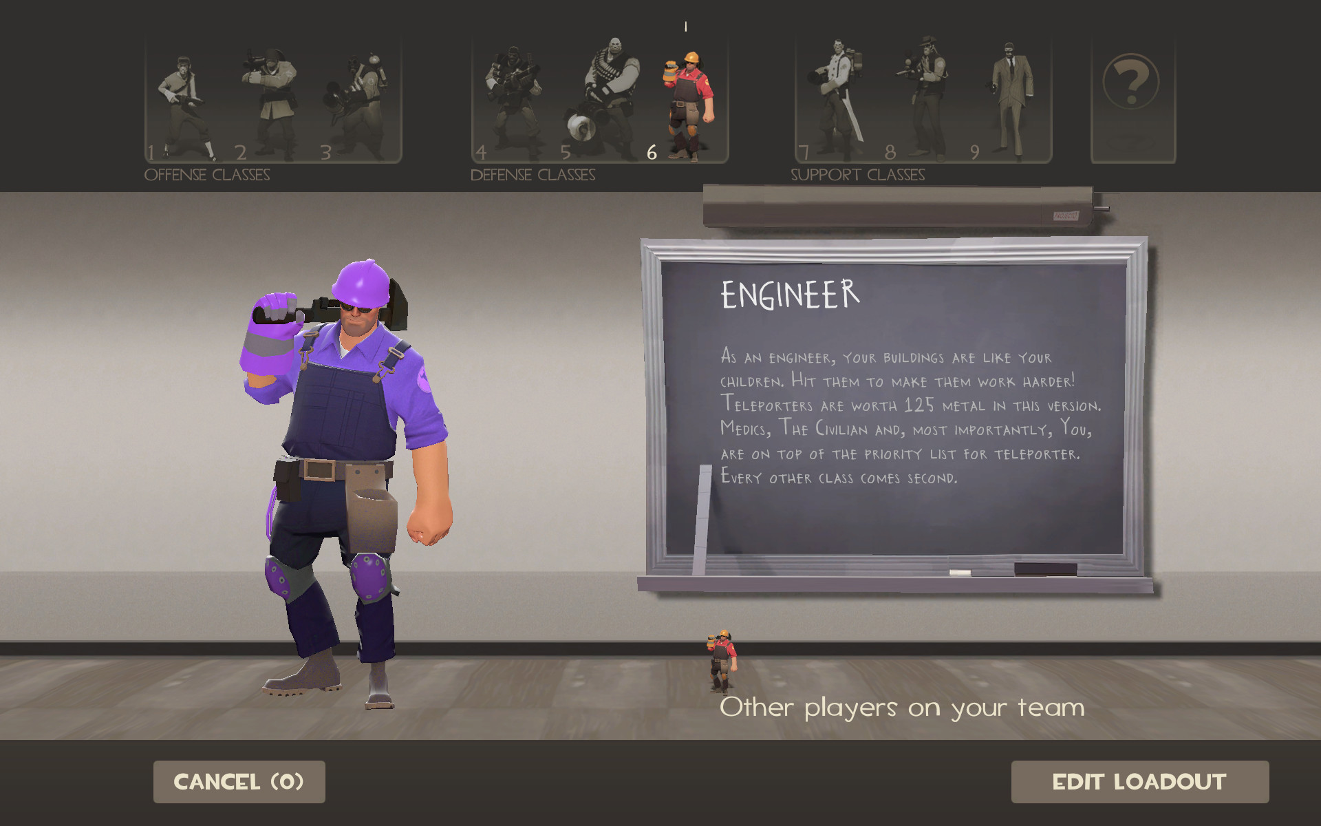 Different Engineer Colors Mod for Team Fortress 2 Classic | TF2Classic Mods