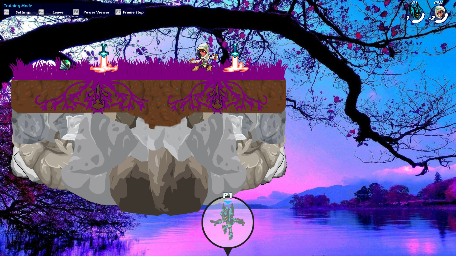 Purple Land Brawlhaven Mod for Brawlhalla | BHalla Mods