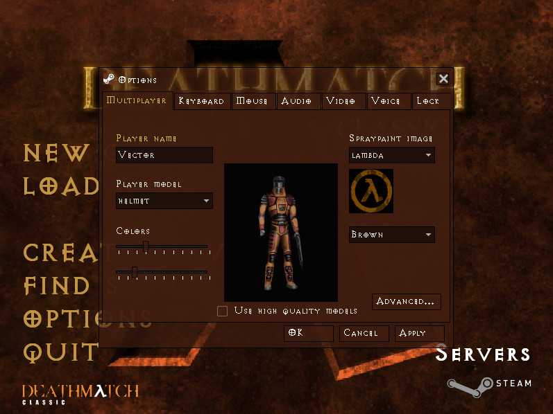 DMC-WON Background [Deathmatch Classic] [Mods]