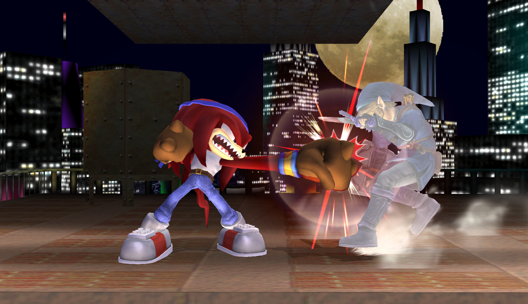 Axel Stone Knuckles / Bare Knuckles Mod for Super Smash Bros. Brawl ...