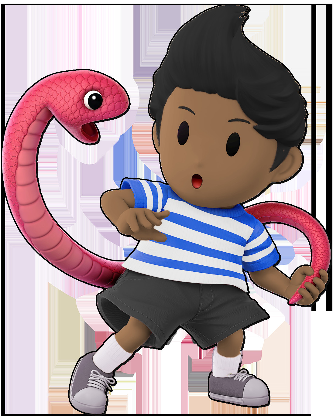 Black and Blue Lucas Mod for Super Smash Bros. Ultimate | SSBU Mods