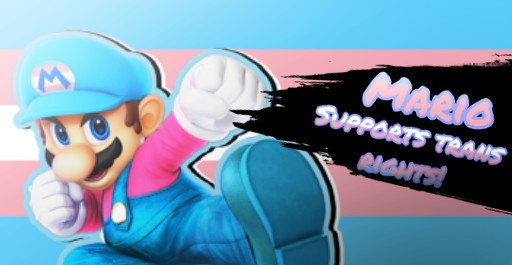 Trans Rights Mario Mod for Super Smash Bros. Ultimate | SSBU Mods
