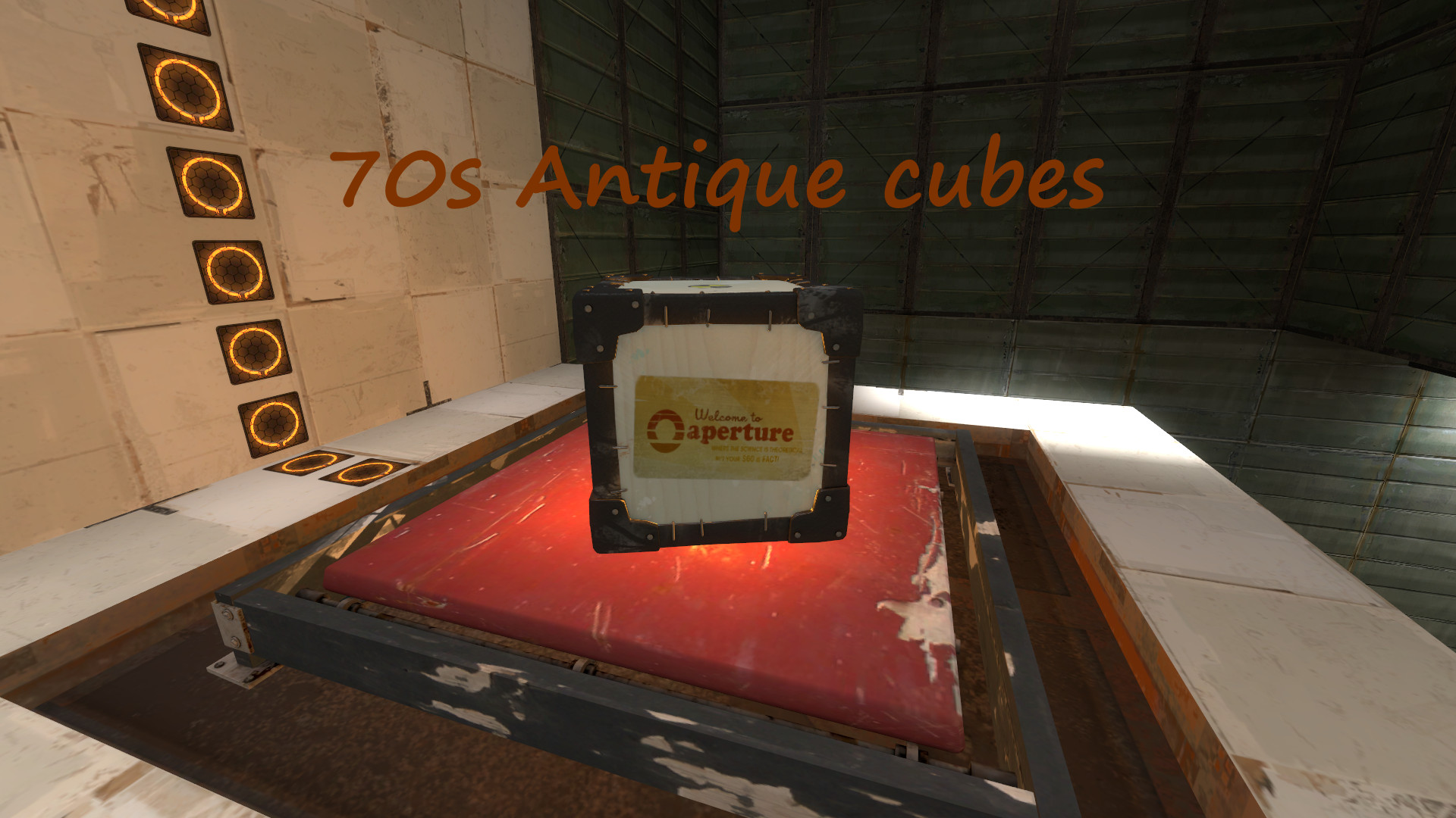 70s Antique cubes Mod for Portal 2 | P2 Mods