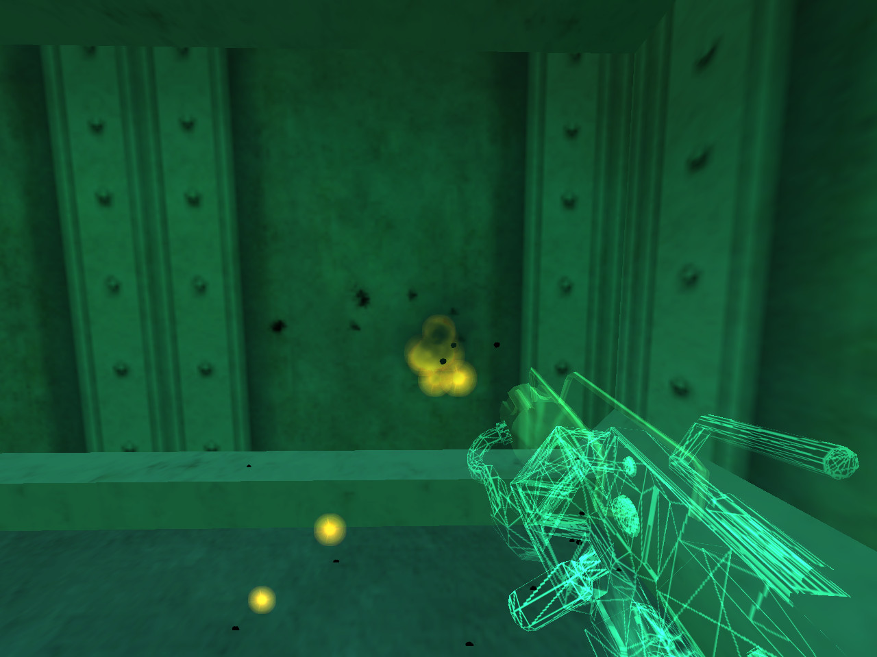 Wireframe Weapons Texture Pack (HD Version) Mod for Half-Life | HL Mods