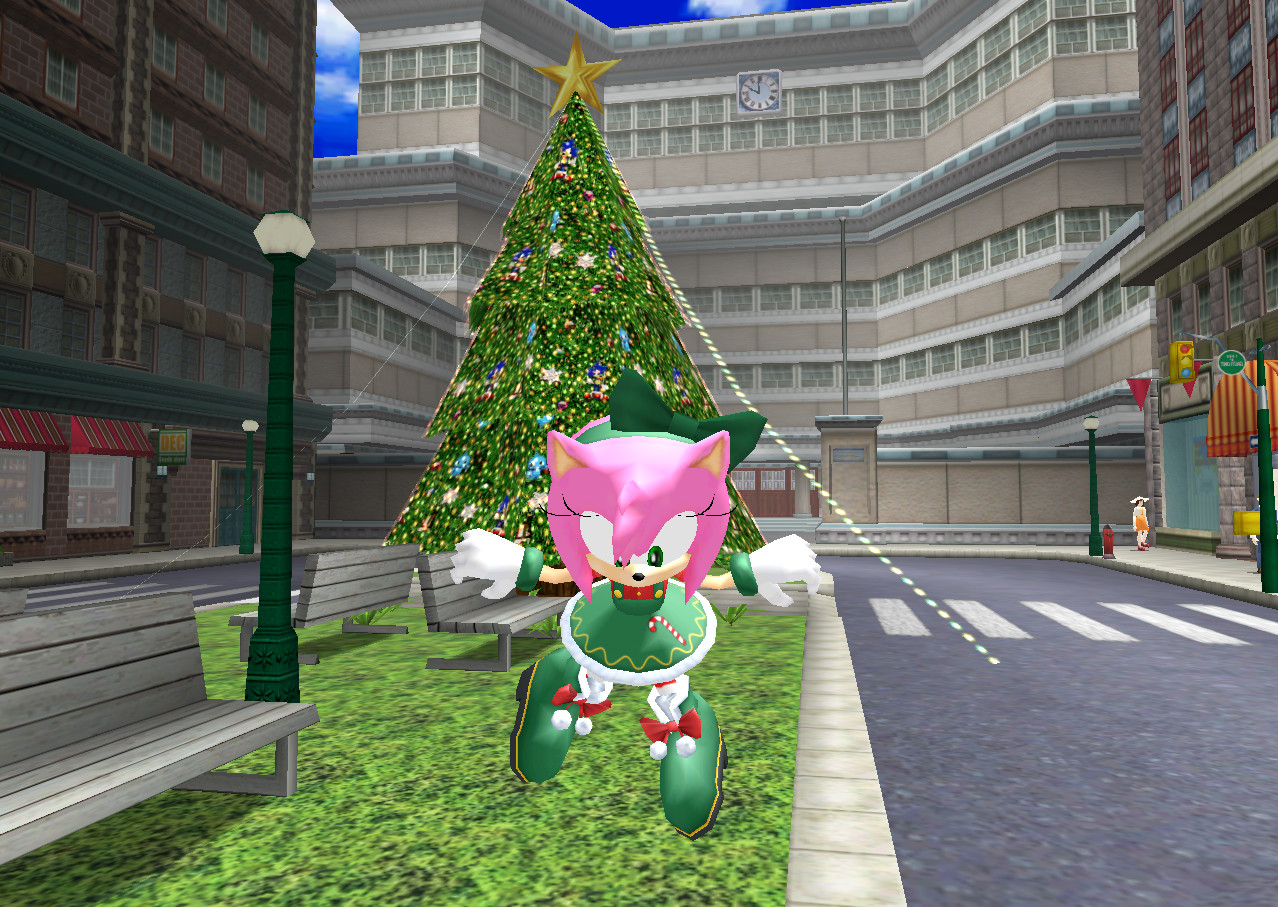 Christmas Amy Rose Mod for Sonic Adventure DX | SADX Mods