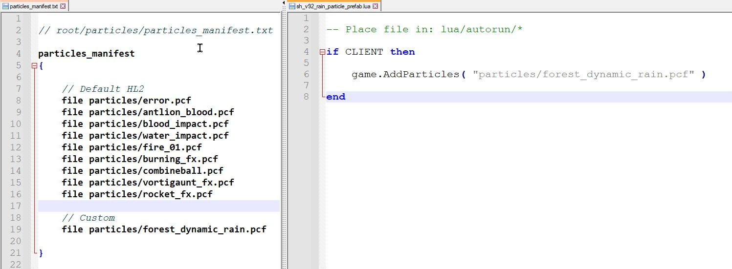 Rain Particle System Mod for Source Engine | Source Mods