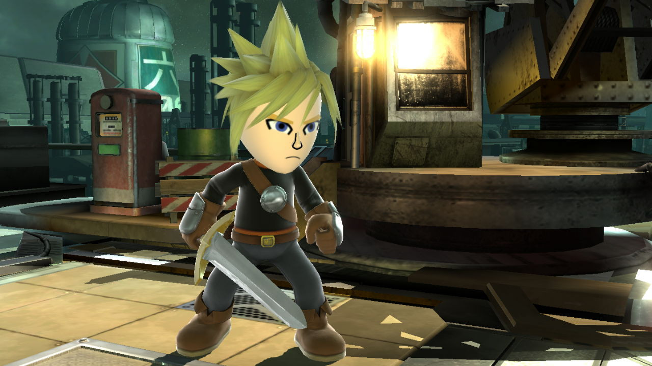 mii-S DLC-hat : Cloud Mod for Super Smash Bros. (Wii U) | SSB4U Mods