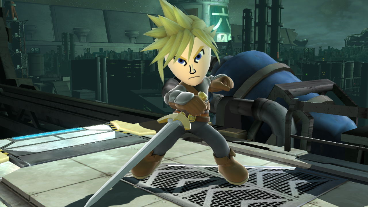 mii-S DLC-hat : Cloud Mod for Super Smash Bros. (Wii U) | SSB4U Mods