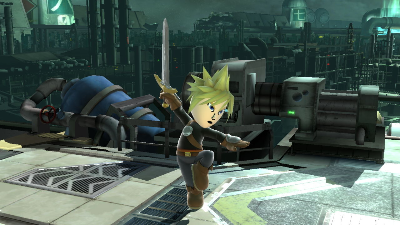 mii-S DLC-hat : Cloud Mod for Super Smash Bros. (Wii U) | SSB4U Mods