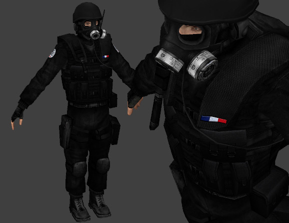 French Police Commando Mod for Counter-Strike: Source | CS:S Mods