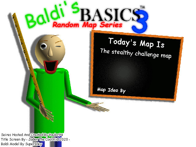 BBRMS 3: The stealthy challenge map (V1.1 Update) Mod for Baldi's ...