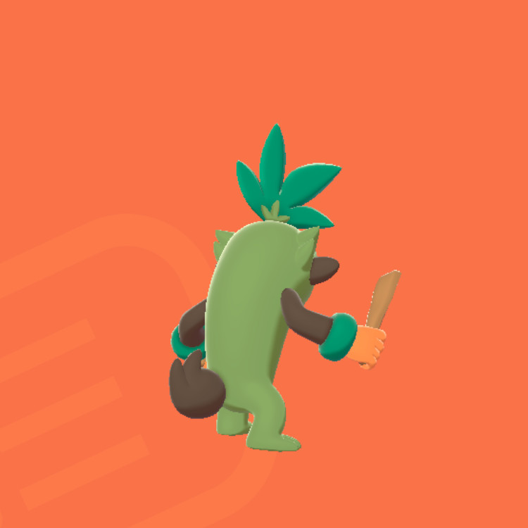 Green Thwacky Mod for Pokemon Sword & Shield | SWSH Mods