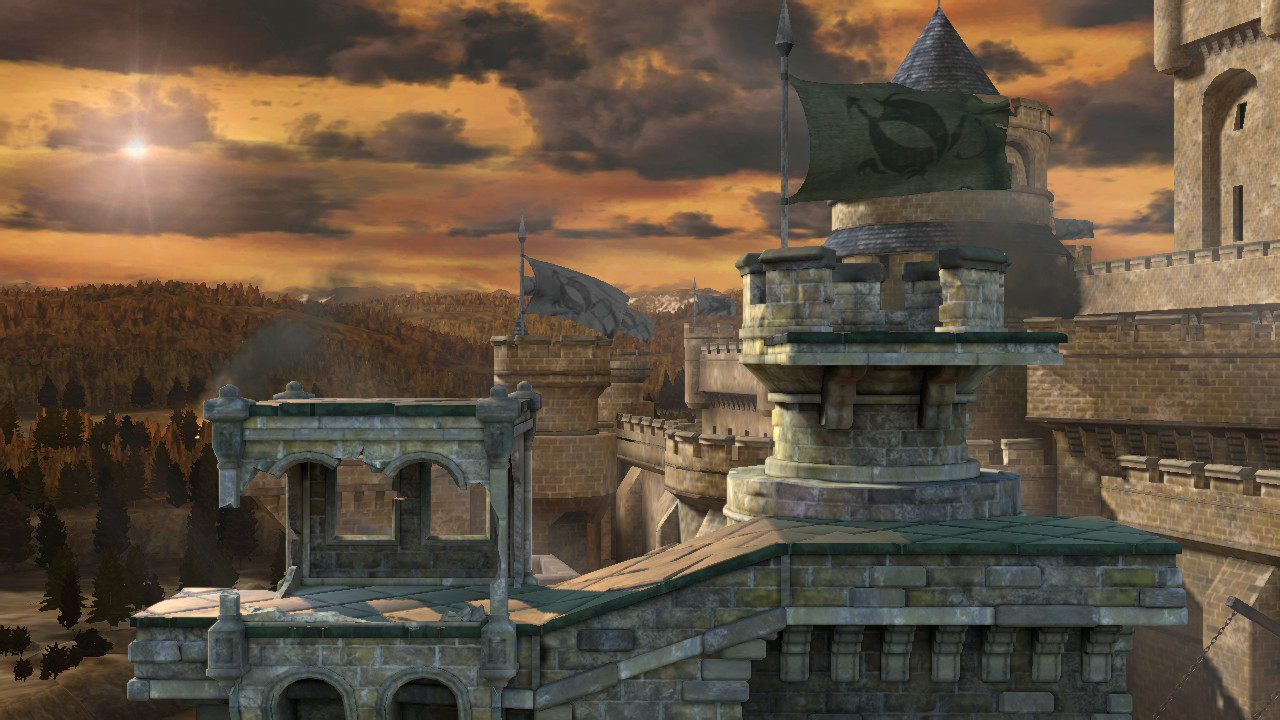 Castle Siege (Sunset) Mod for Super Smash Bros. Ultimate | SSBU Mods