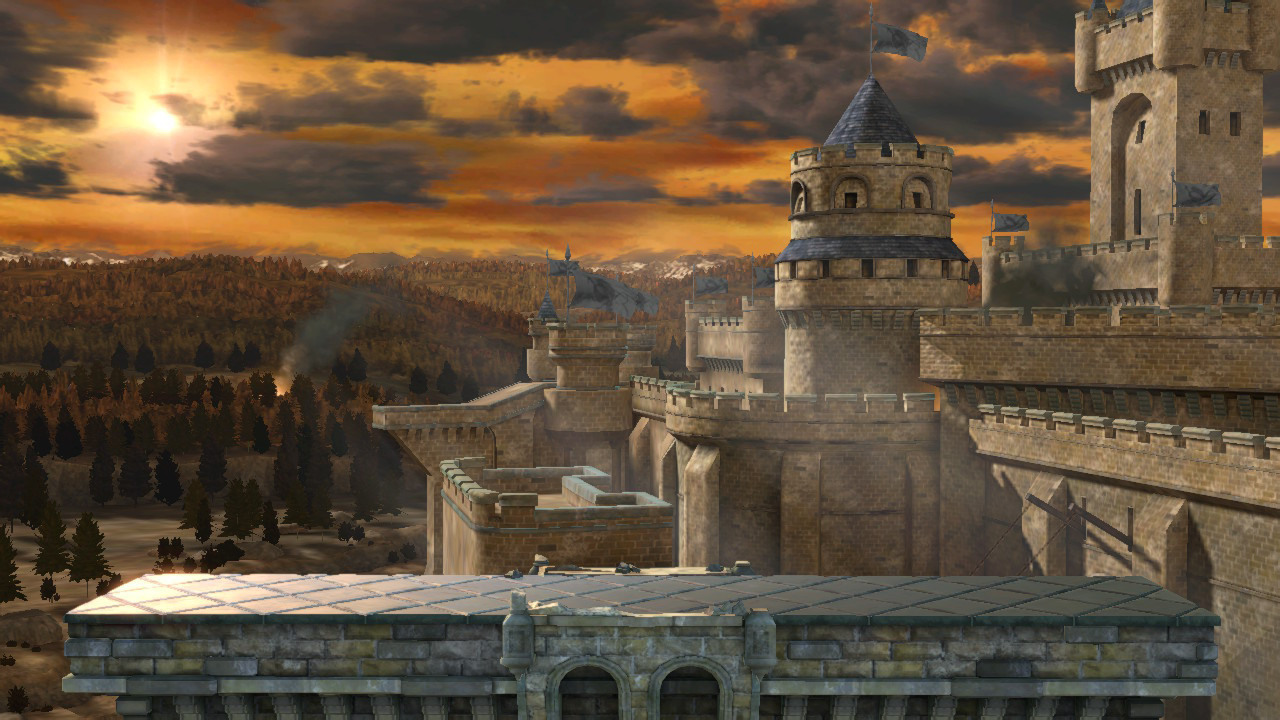 Castle Siege (Sunset) Mod for Super Smash Bros. Ultimate | SSBU Mods
