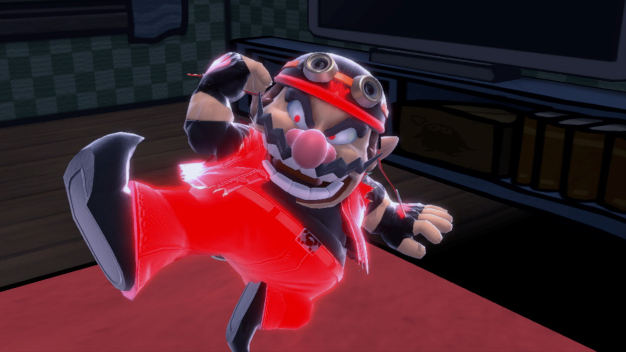 Black and Red Wario Mod for Super Smash Bros. Ultimate | SSBU Mods