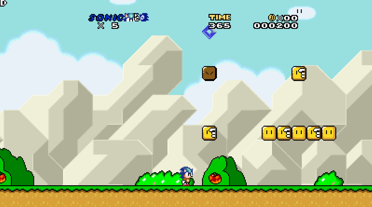 Project Mario & Sonic World Sonic Mod for Boll Deluxe | BDX Mods