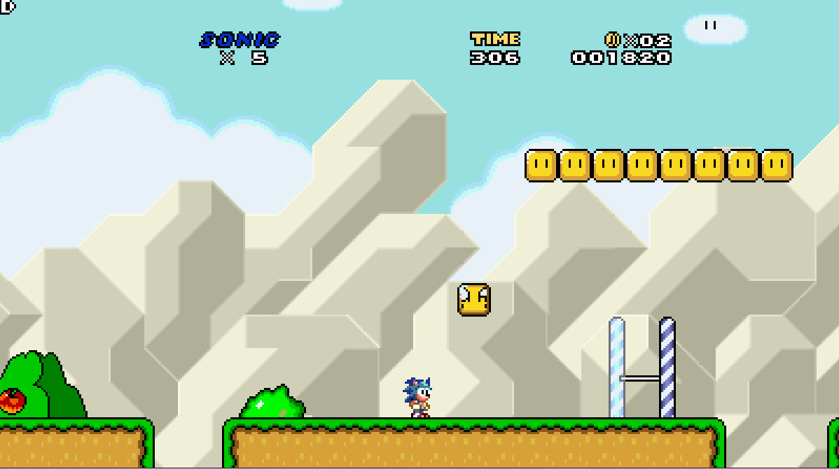 Project Mario & Sonic World Sonic Mod for Boll Deluxe | BDX Mods