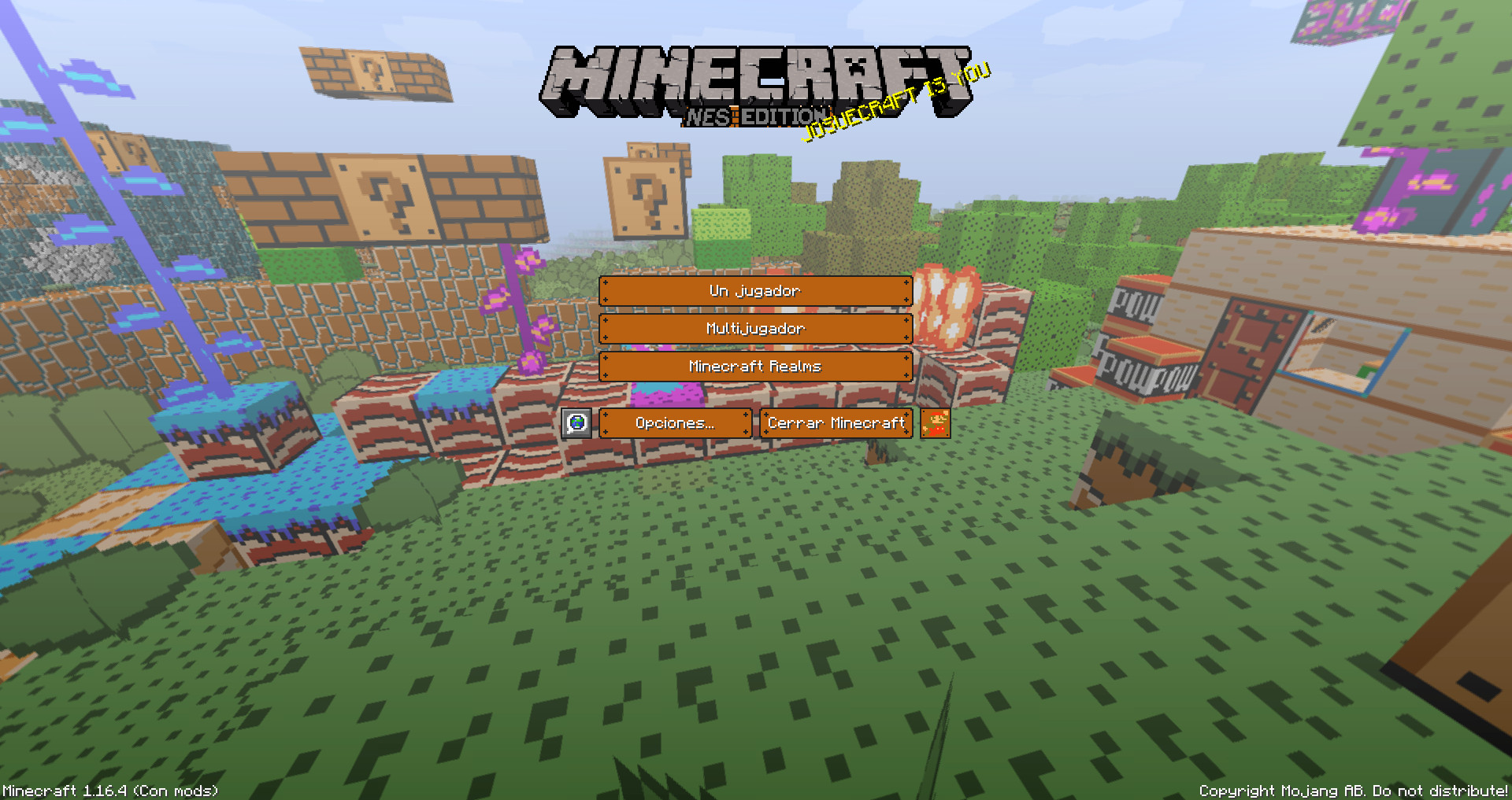 Super Mario NES Mash-up Pack [Minecraft] [Mods]