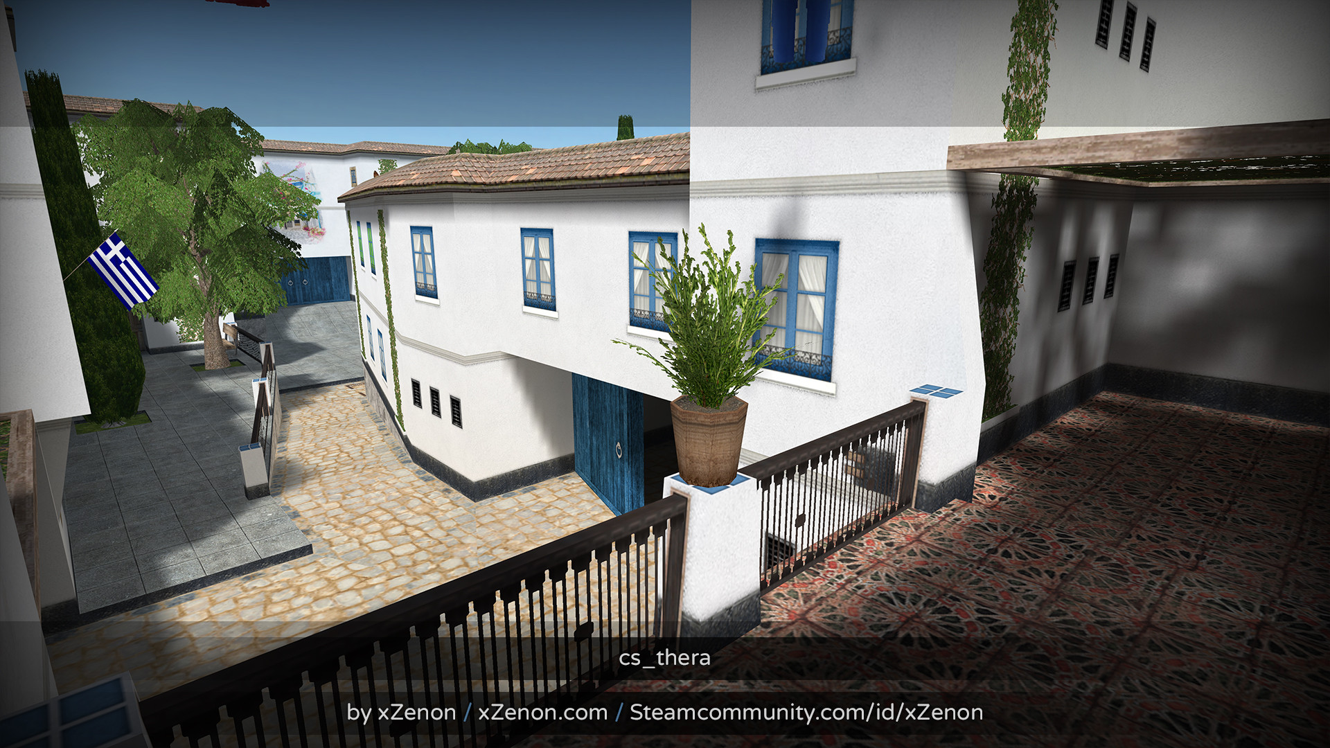 cs_thera_b3 | cs_italy remake Mod for Counter-Strike 1.6 | CS1.6 Mods