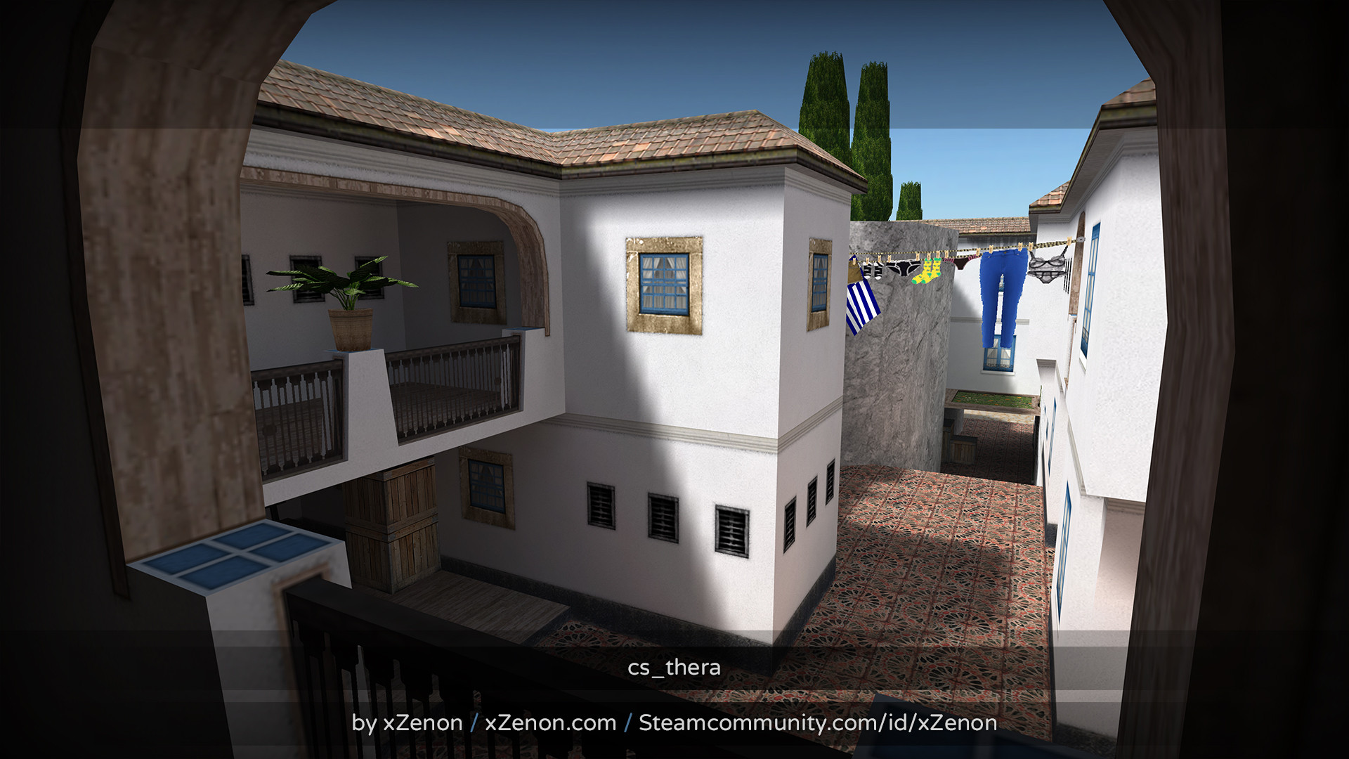 cs_thera_b3 | cs_italy remake Mod for Counter-Strike 1.6 | CS1.6 Mods