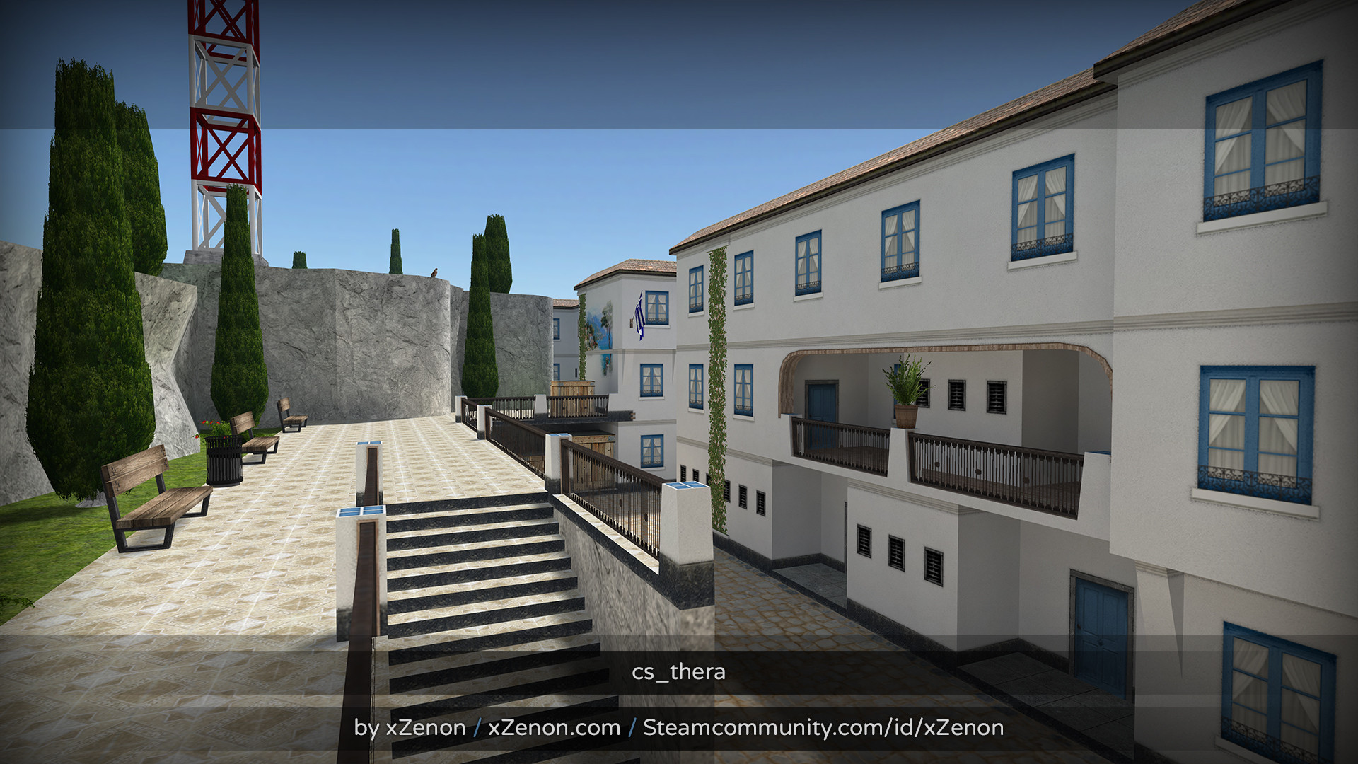 cs_thera_b3 | cs_italy remake Mod for Counter-Strike 1.6 | CS1.6 Mods