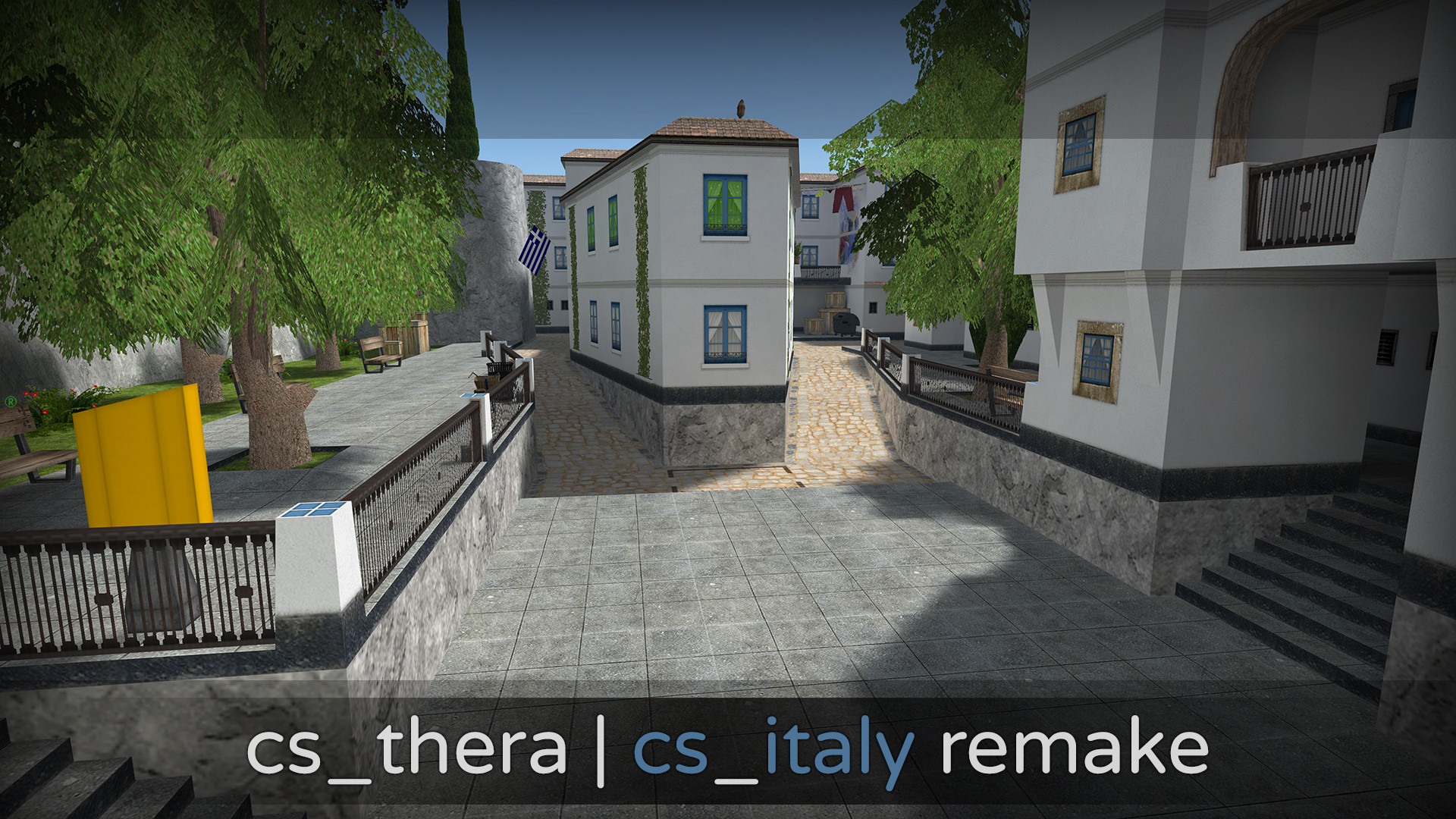 cs_thera_b3 | cs_italy remake Mod for Counter-Strike 1.6 | CS1.6 Mods