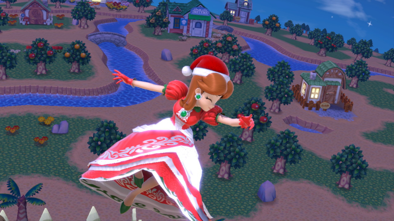 Santa Daisy Mod for Super Smash Bros. Ultimate | SSBU Mods