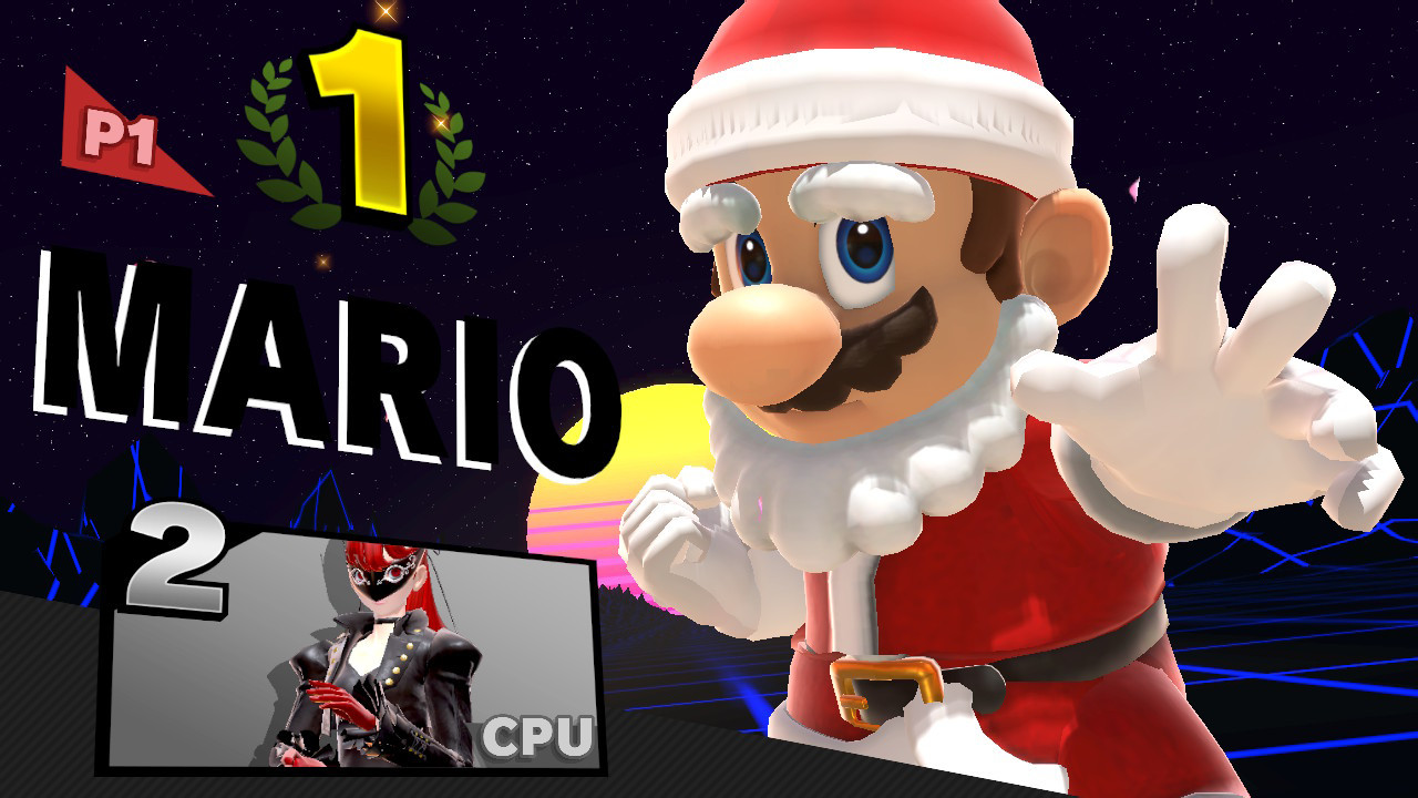 Santa Mario Mod for Super Smash Bros. Ultimate | SSBU Mods
