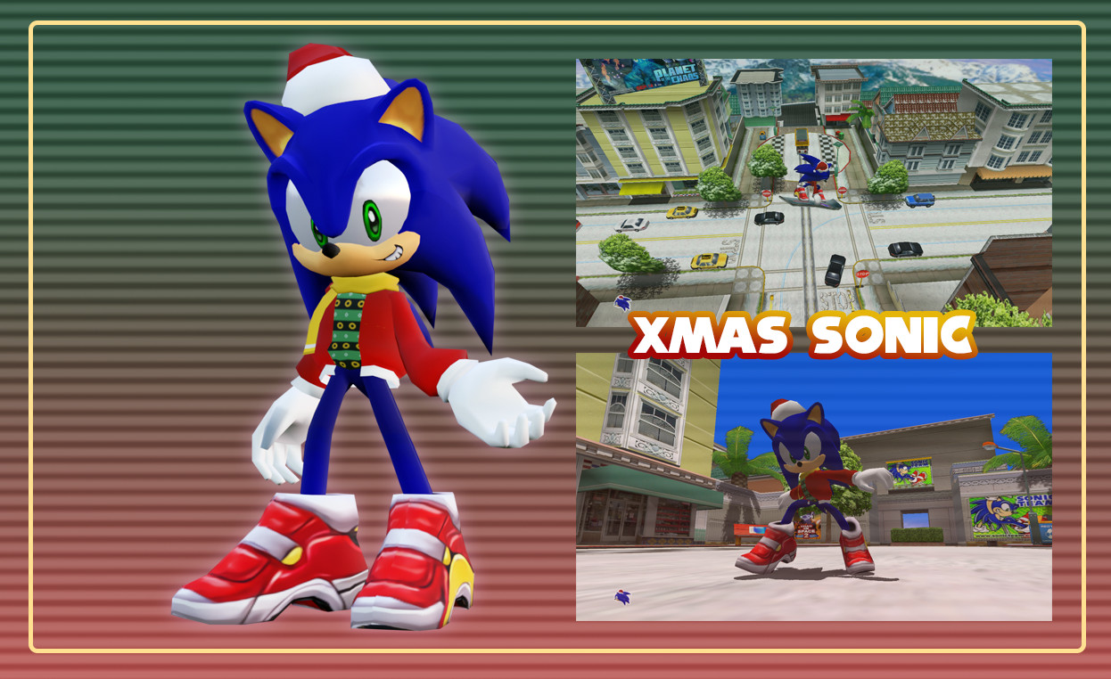 Xmas Sonic Mod for Sonic Adventure 2 | SA2 Mods
