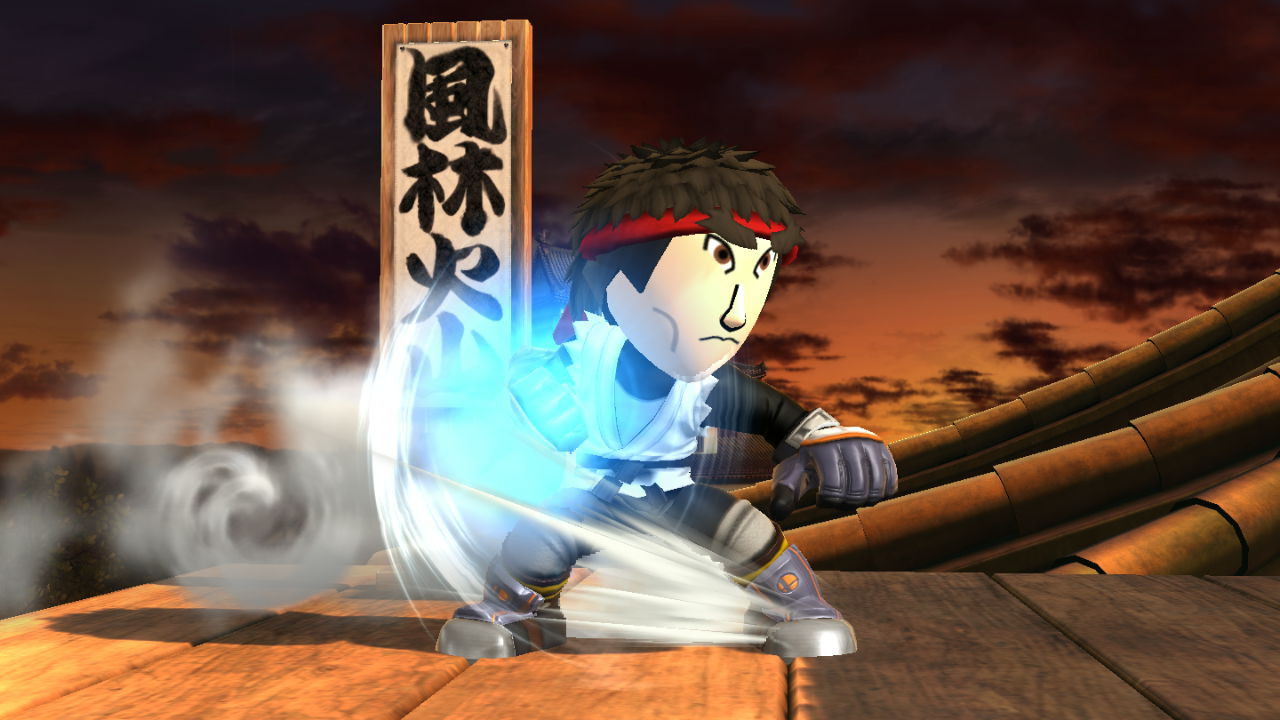 mii-B DLC-hat : Ryu [Super Smash Bros. (Wii U)] [Mods]