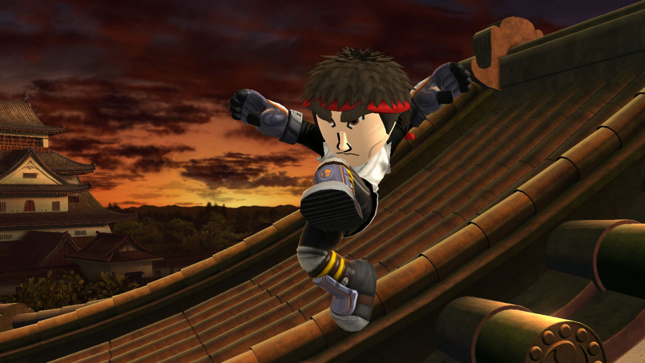 mii-B DLC-hat : Ryu [Super Smash Bros. (Wii U)] [Mods]