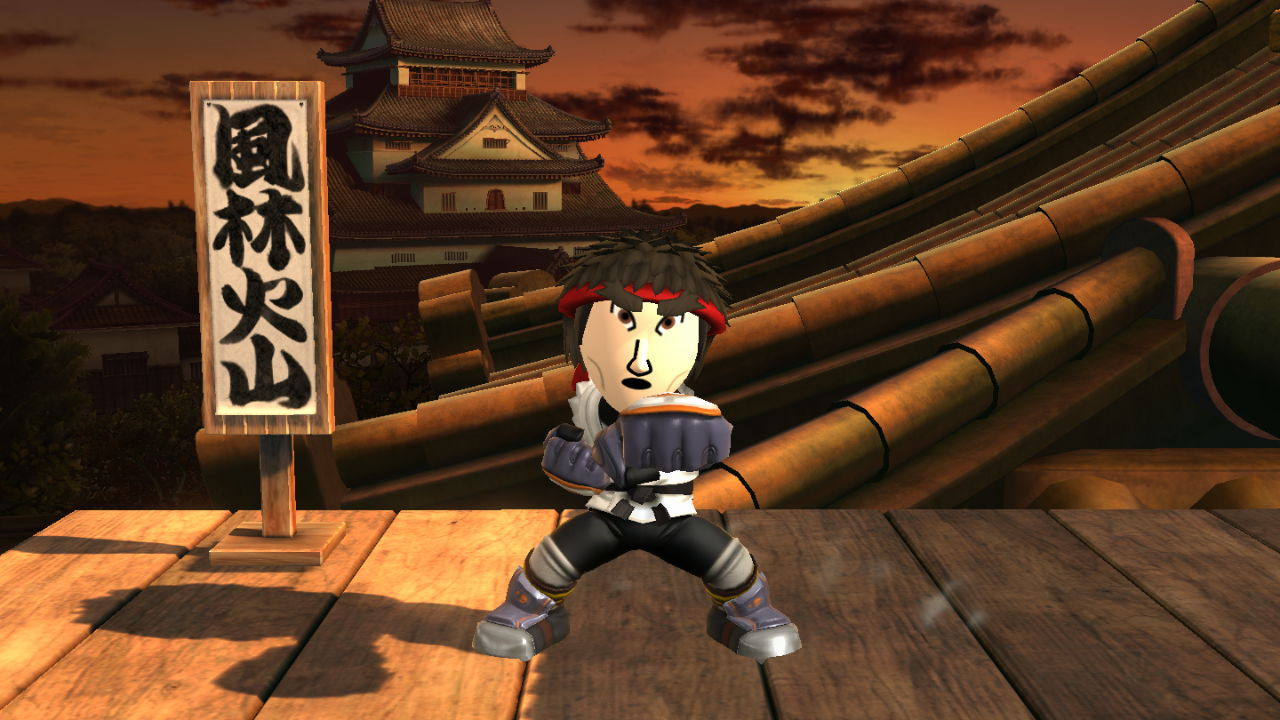 mii-B DLC-hat : Ryu [Super Smash Bros. (Wii U)] [Mods]