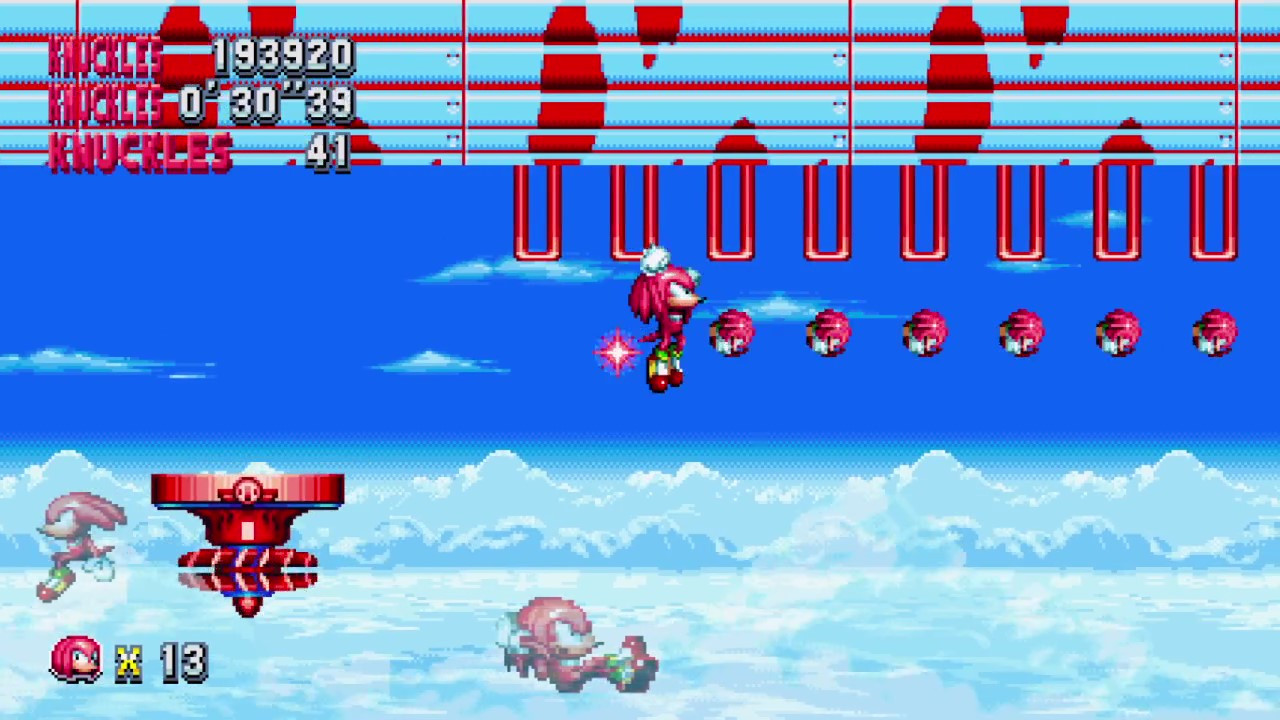 Knuckles Mania & Knuckles Plus Knuckles Mod for Sonic Mania | SM Mods