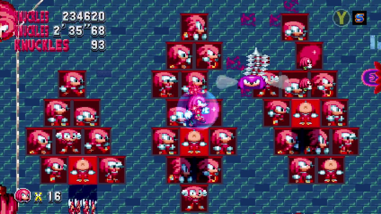 Knuckles Mania & Knuckles Plus Knuckles Mod for Sonic Mania | SM Mods